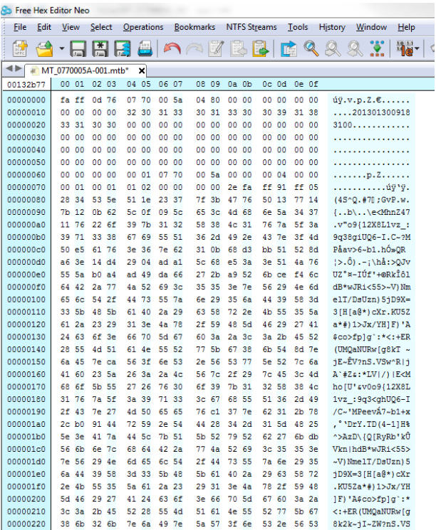Editing MTB Files