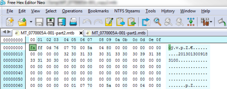 Editing MTB Files