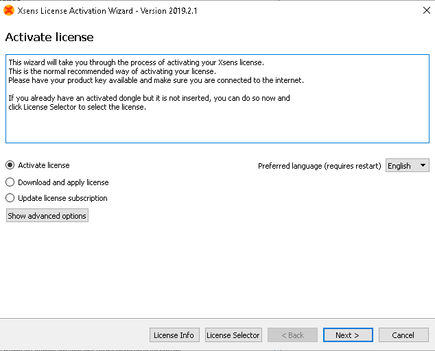 How to activate a Dongle License