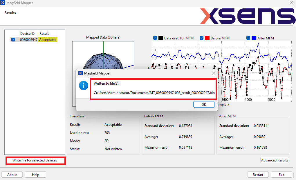 How to Post Processing MTB File to Magnetic Field Calibration Result