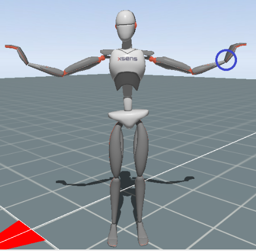 Xsens Biomechanical Model