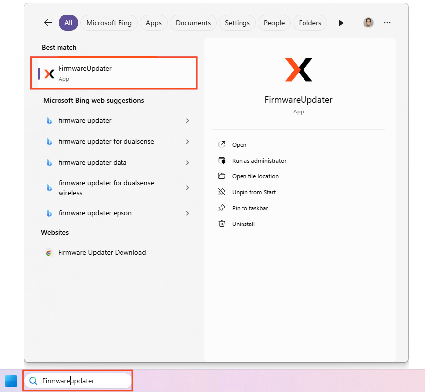 Xsens Link Firmware Update